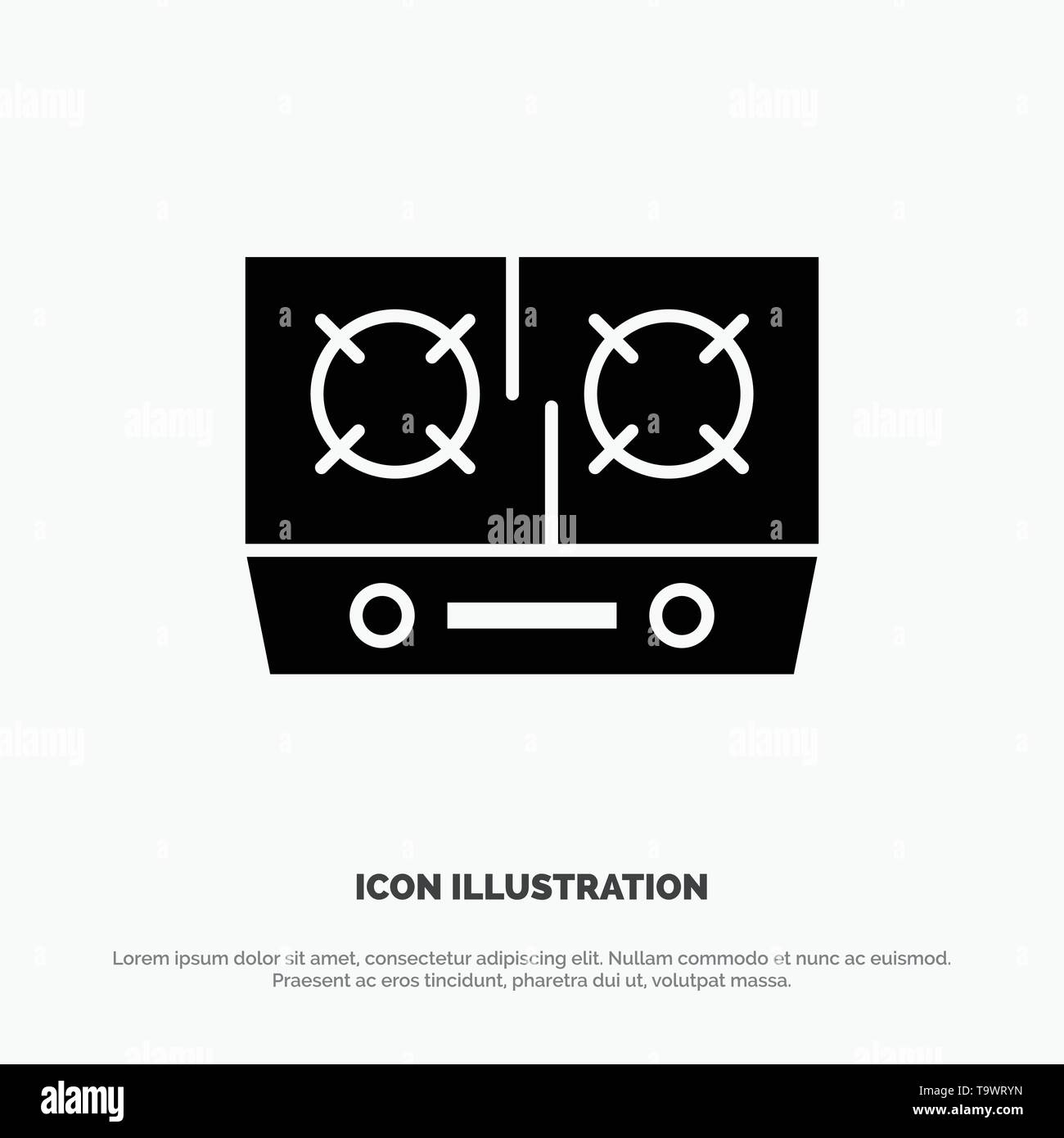 Solid fuel cooker Stock Vector Images - Alamy