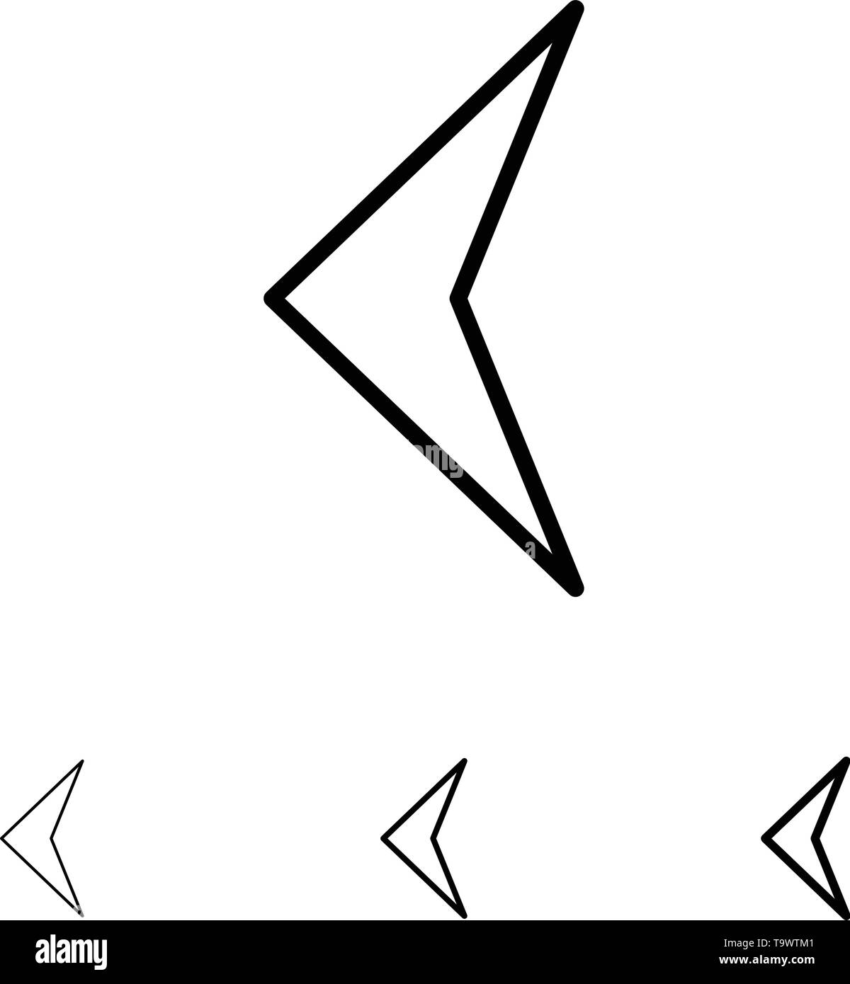 Backward arrow Black and White Stock Photos & Images - Alamy