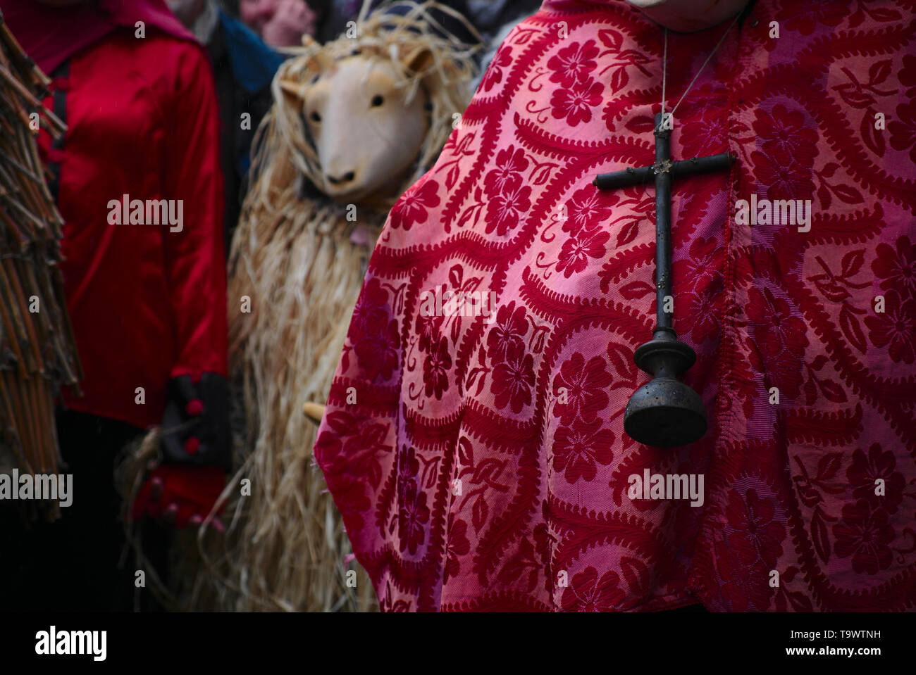 The traditional Entrudo (Carnival) of Lazarim, where on Shrove Tuesday ...