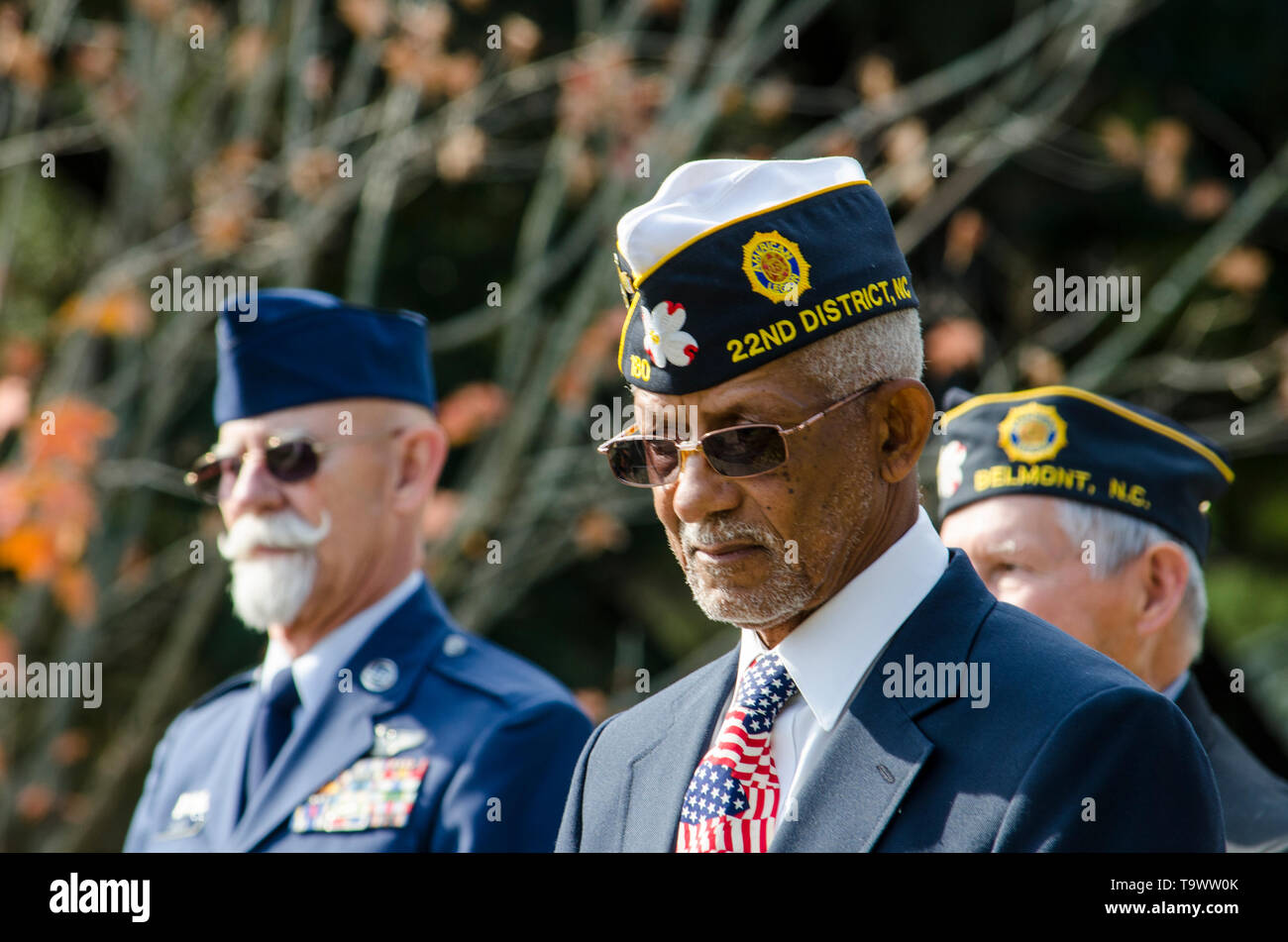 American Veterans Honored at a Veteran’s Day Ceremony Stock Photo - Alamy