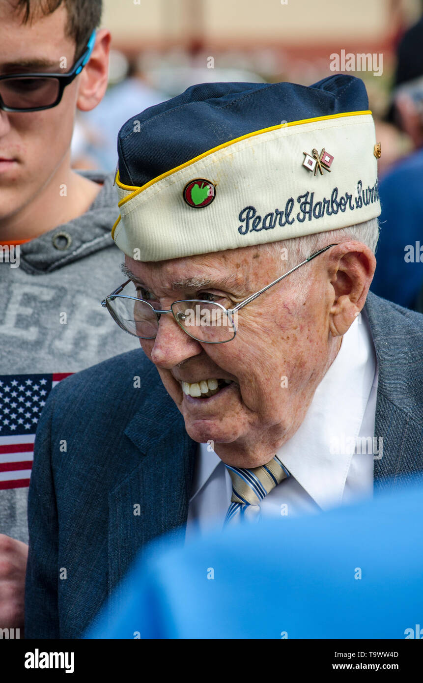 World War II Veteran and Pearl Harbor Survivor Stock Photo - Alamy