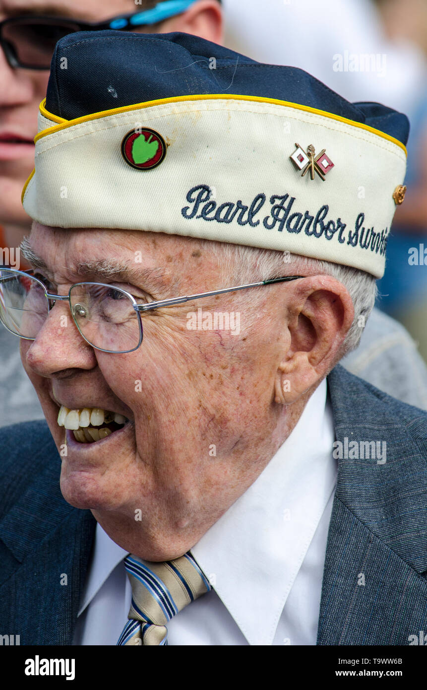 World War II Veteran and Pearl Harbor Survivor Stock Photo - Alamy