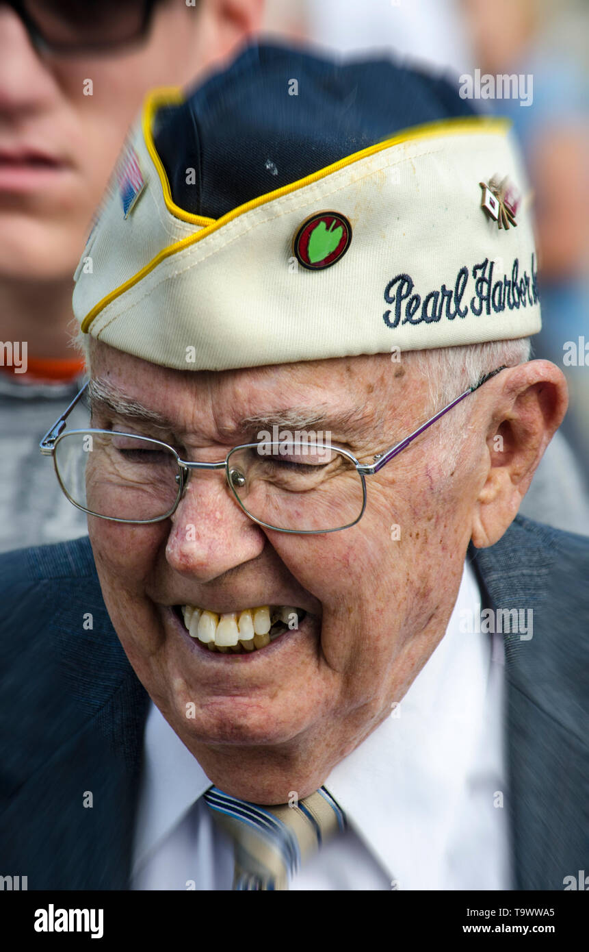 World War II Veteran and Pearl Harbor Survivor Stock Photo - Alamy