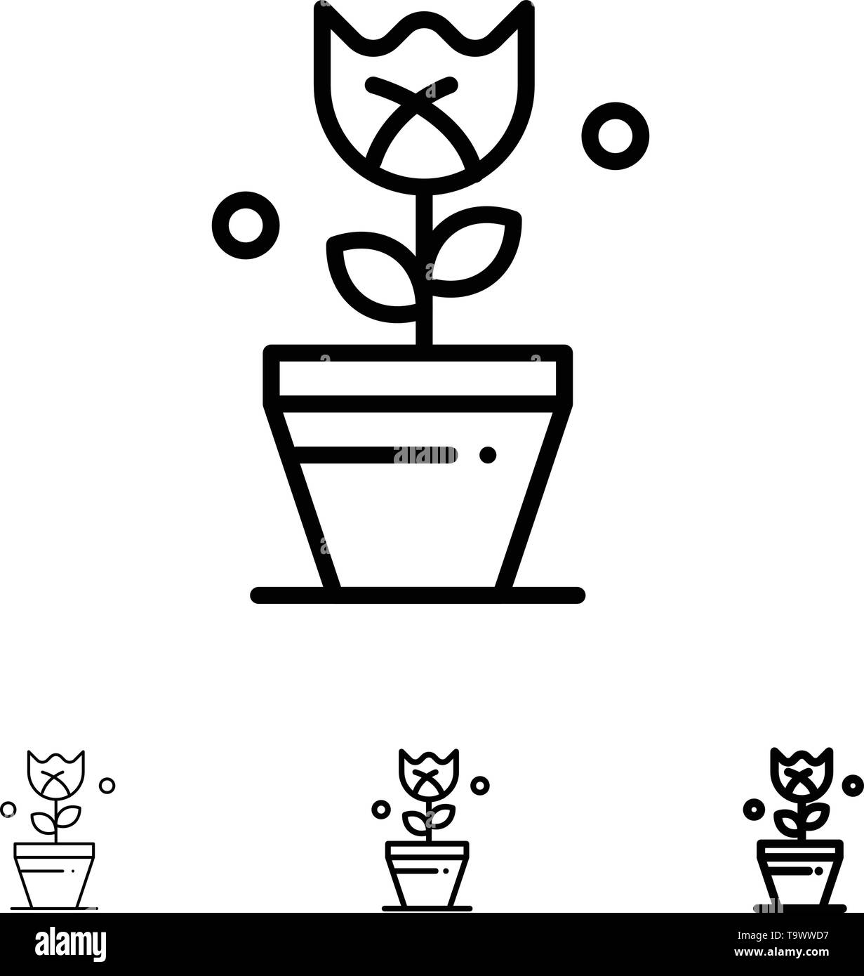 Bold plants Stock Vector Images - Alamy