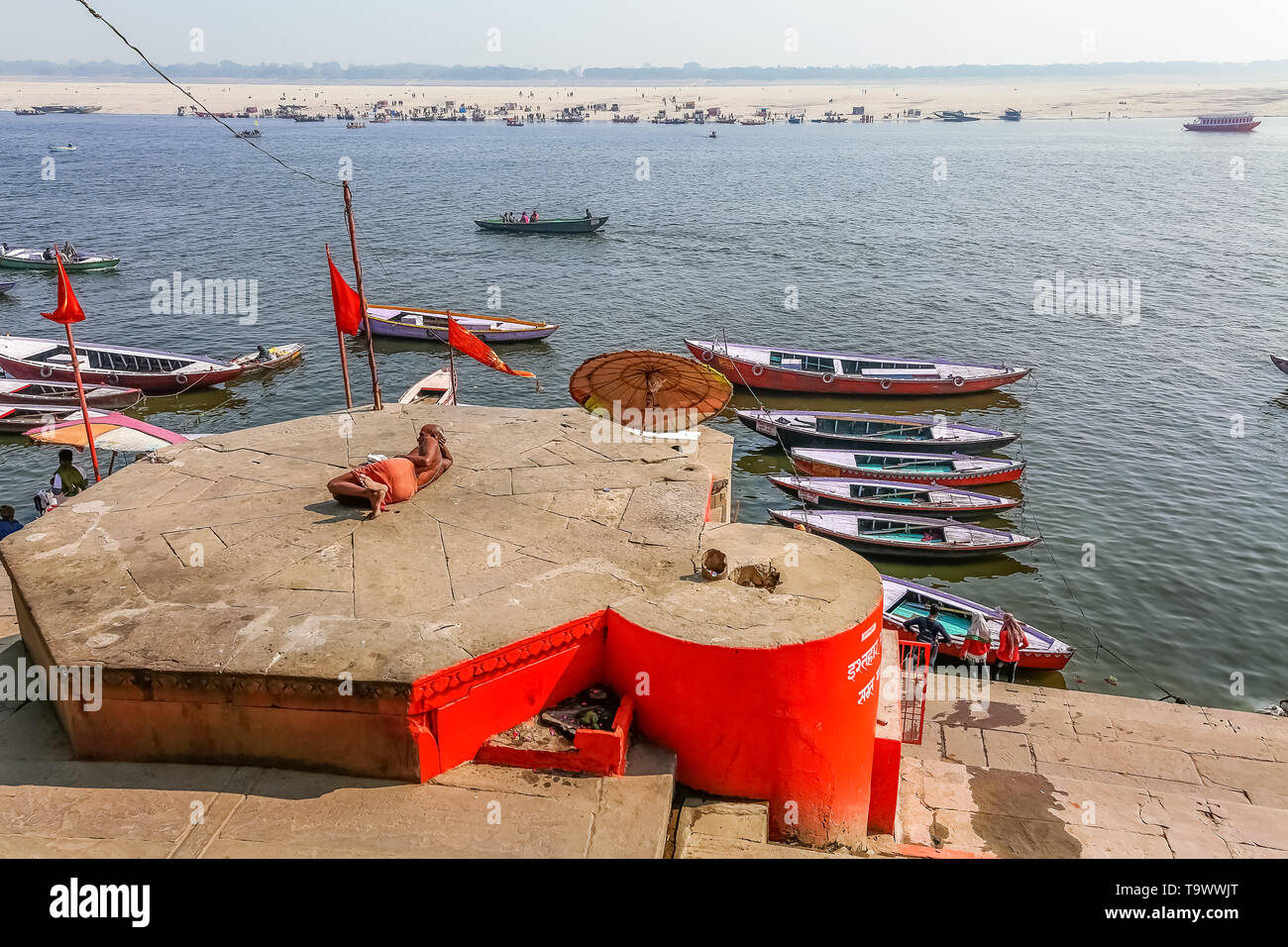 Ganges river aerial hi-res stock photography and images - Alamy