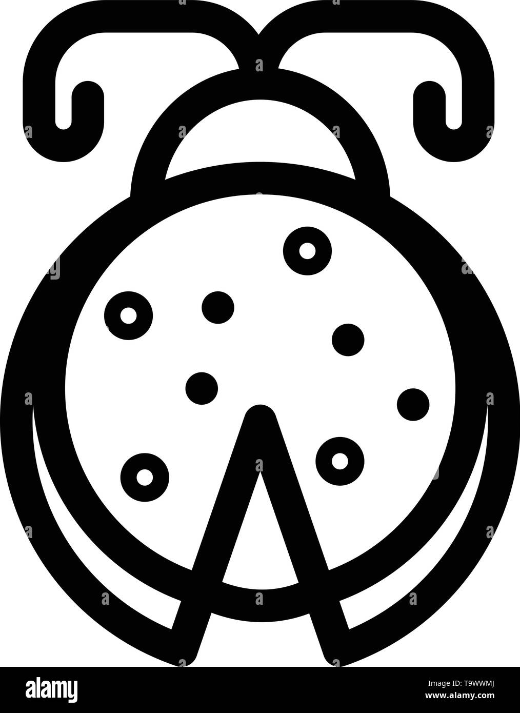Ladybug Template Black And White