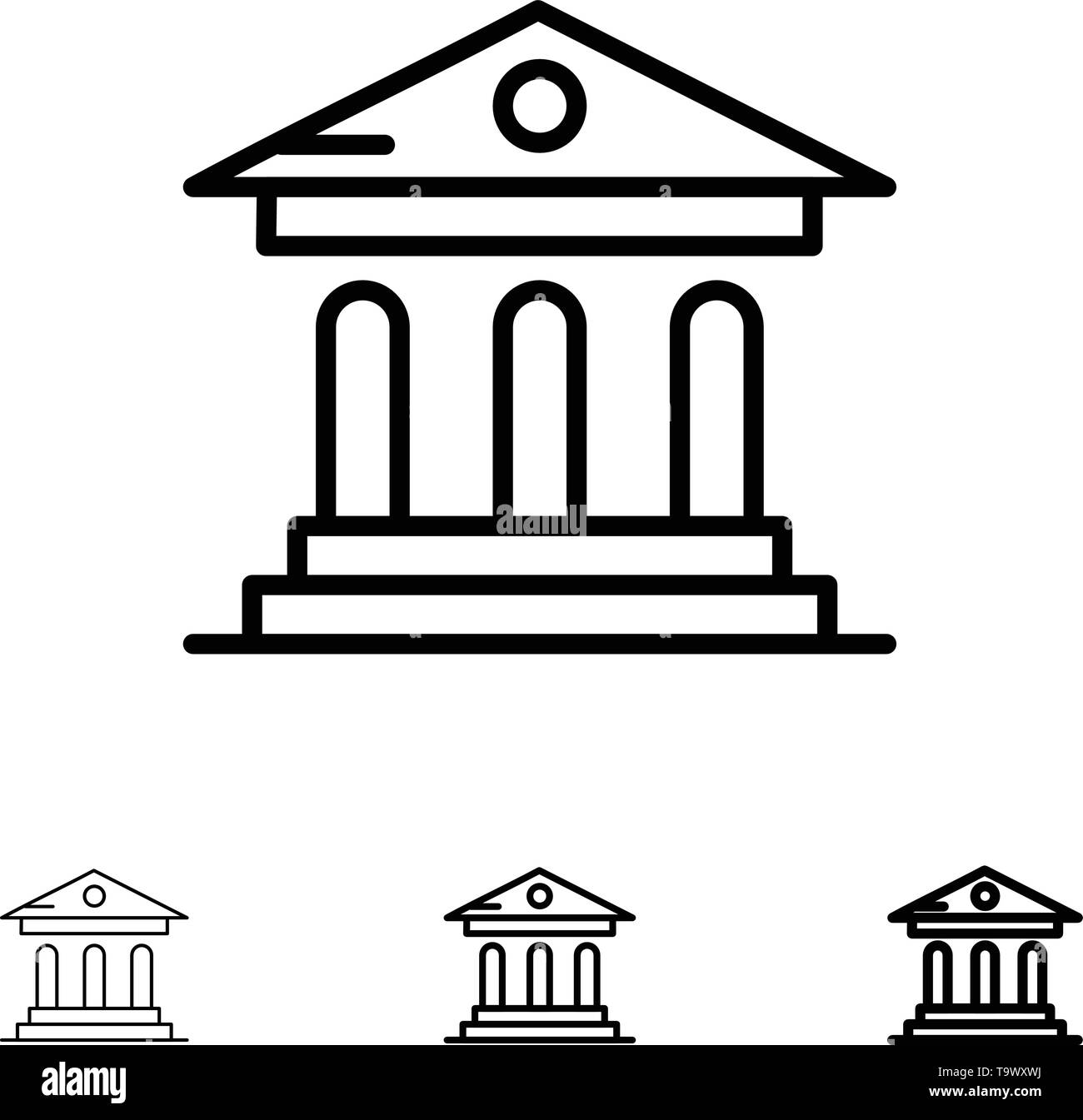 Campus icon Black and White Stock Photos & Images - Alamy