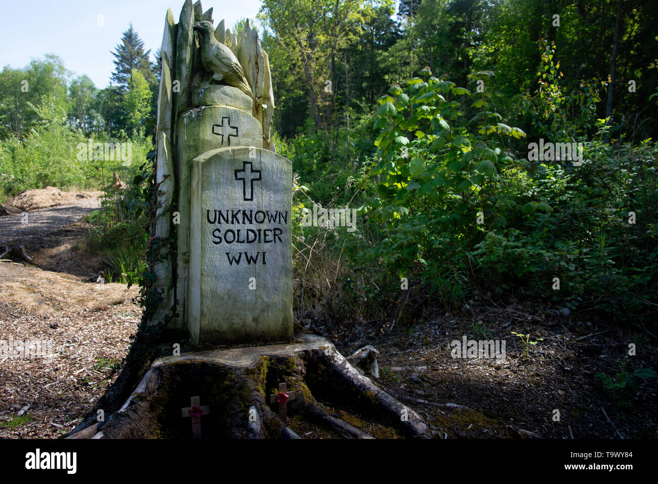 Photographs from around Rozelle park in Ayrshire Stock Photo - Alamy