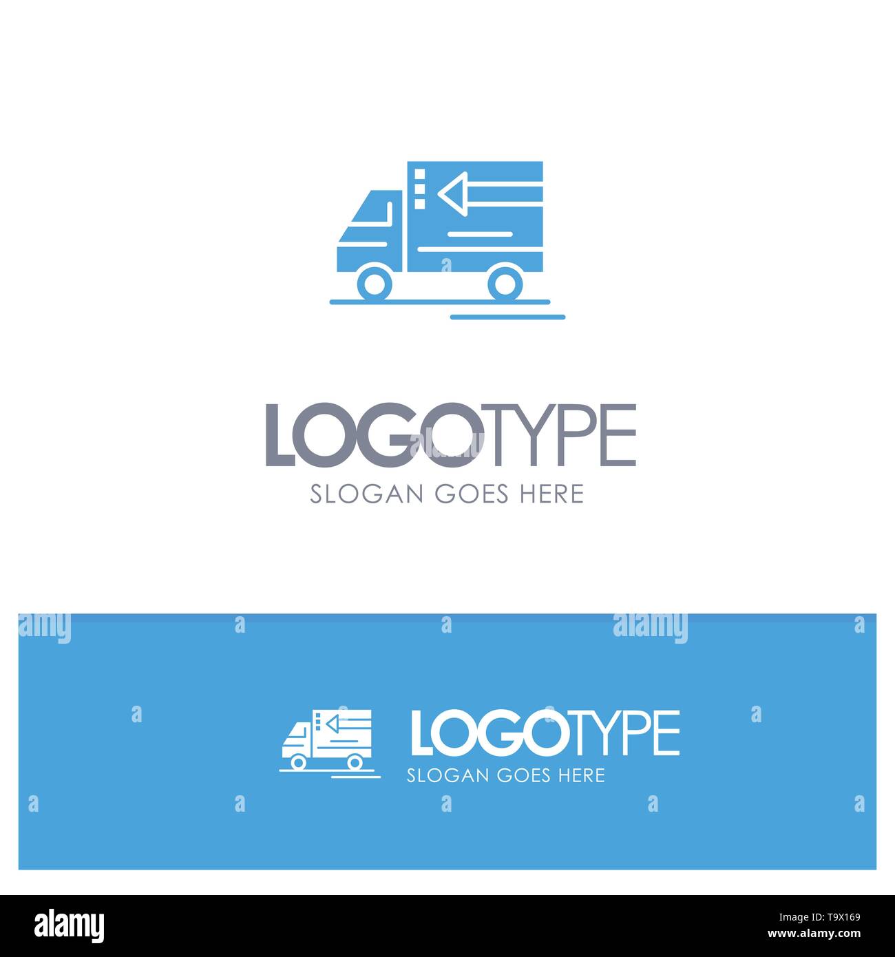 Delivery goods vector logo design hi-res stock photography and images ...