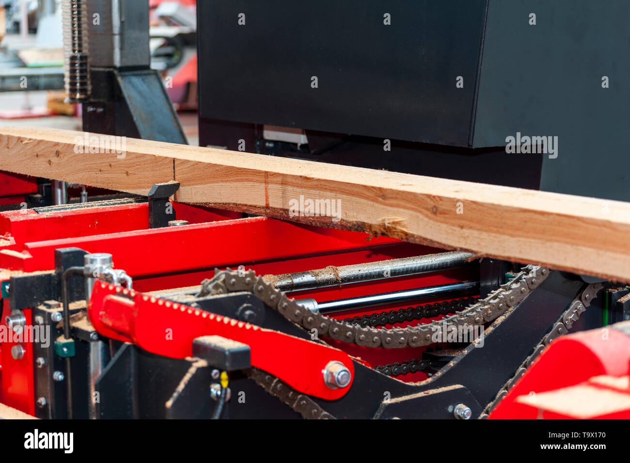 Sawmill.Wood sawdust work sawing timber wood wooden woodworking Stock ...