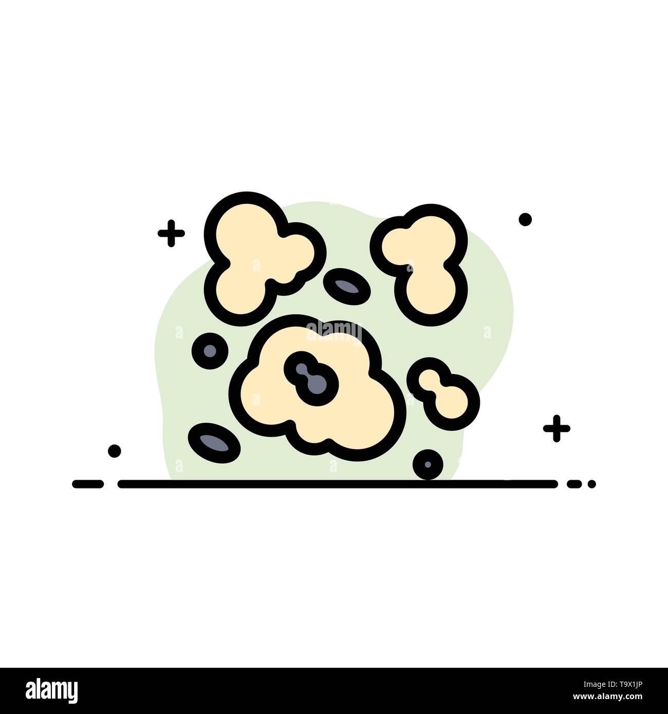 Air pollution icon filled Stock Vector Images - Alamy