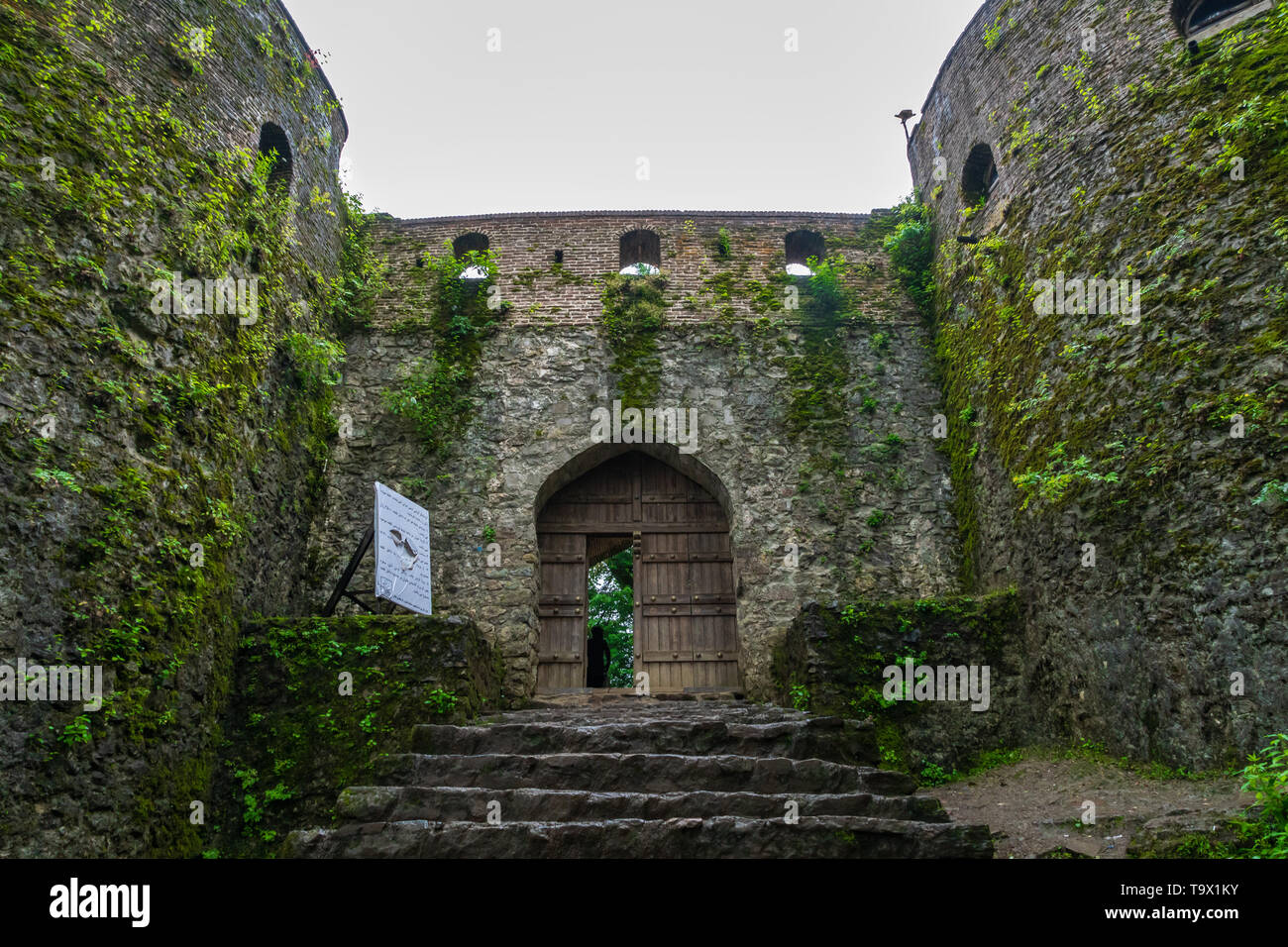 Fuman, Iran - June 2018: Rudkhan Castle architecture in Iran. Rudkhan ...