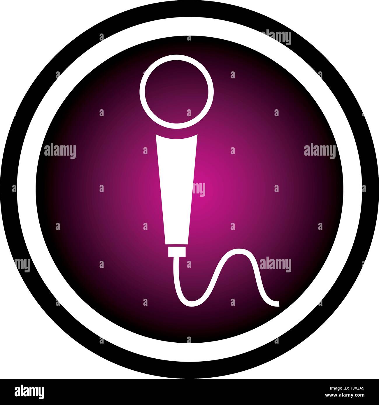 microphone icon cartoon Stock Vector Image & Art - Alamy