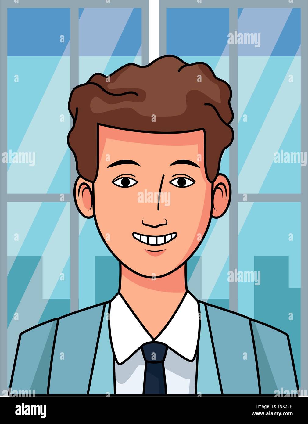 businessman avatar cartoon character Stock Vector Image & Art - Alamy