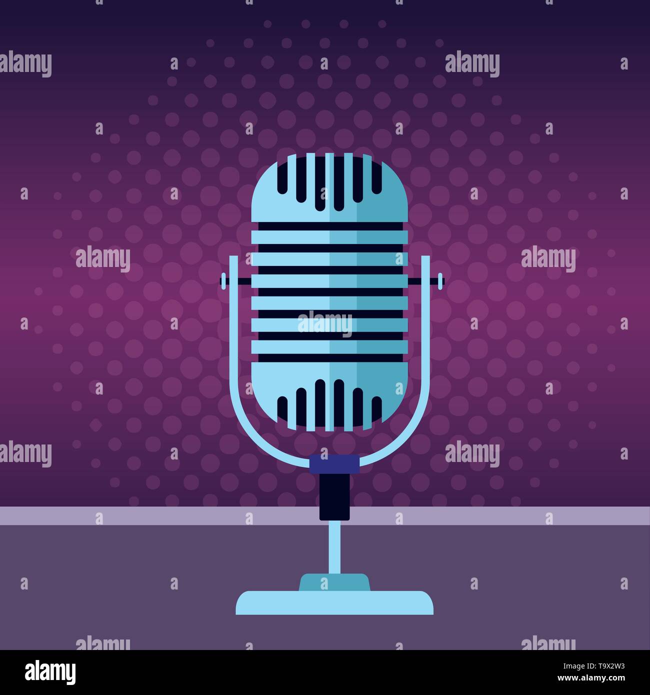 microphone icon cartoon Stock Vector Image & Art - Alamy