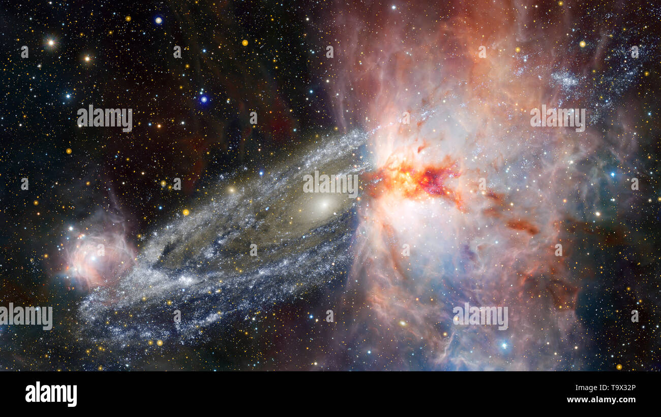 Nebula night sky. Elements of this image furnished by NASA Stock Photo ...