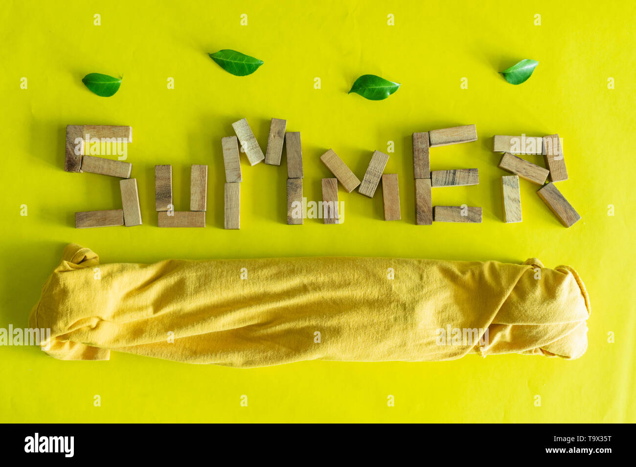 Flat lay background for summer season Stock Photo - Alamy