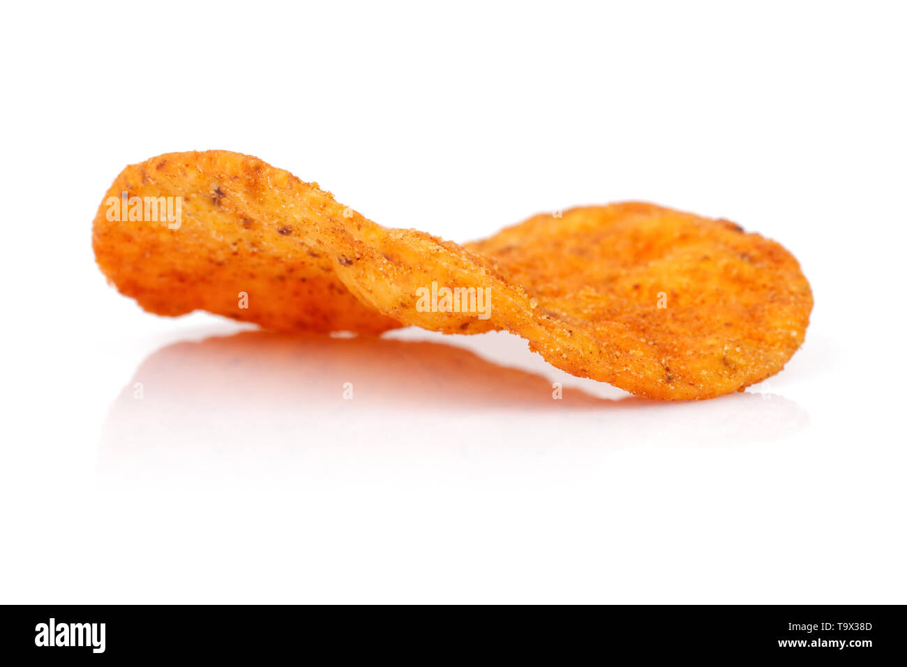 Corn chips isolated on white background Stock Photo - Alamy