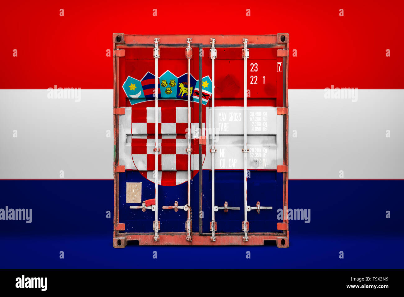 Cro flag hi-res stock photography and images - Alamy