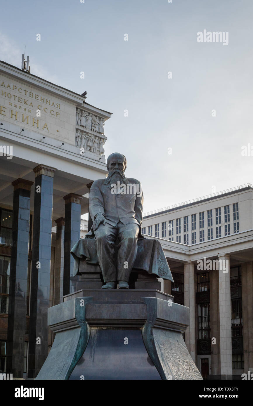 Fyodor dostoevsky statue hi-res stock photography and images - Alamy