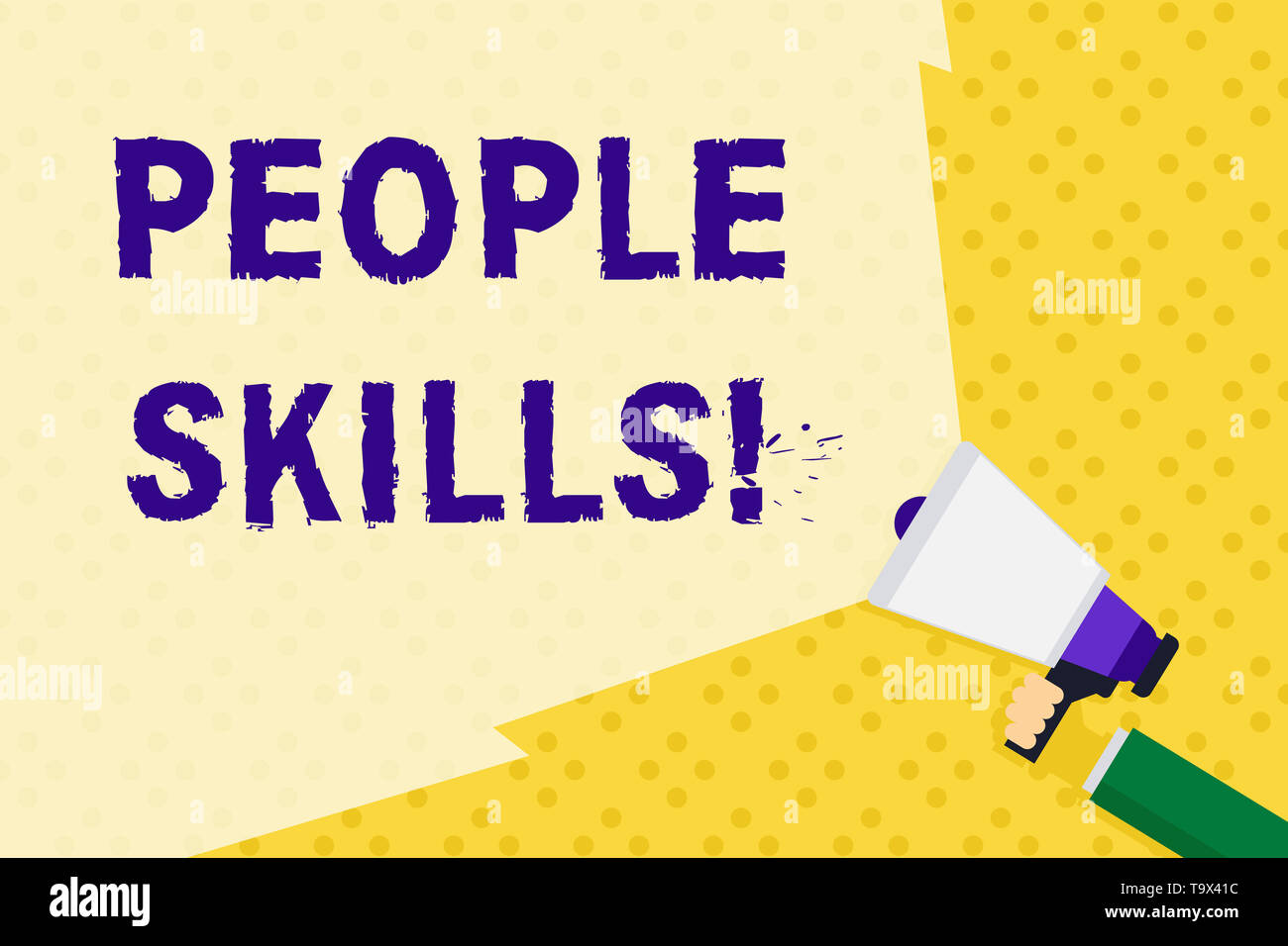 Text sign showing People Skills. Business photo text A set of abilities ...