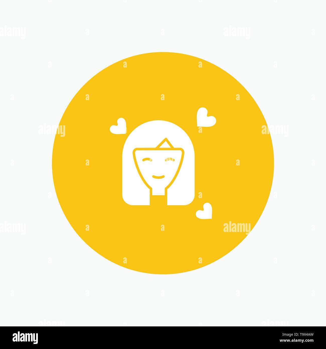 Avatar female girl outline Cut Out Stock Images & Pictures - Alamy