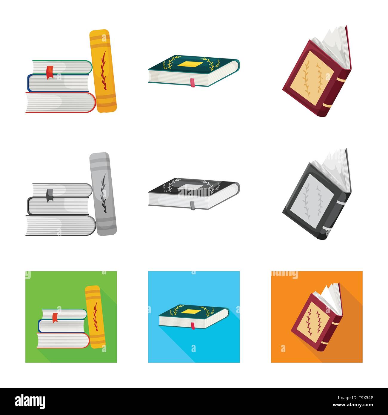 Vector illustration of training and cover logo. Collection of training ...