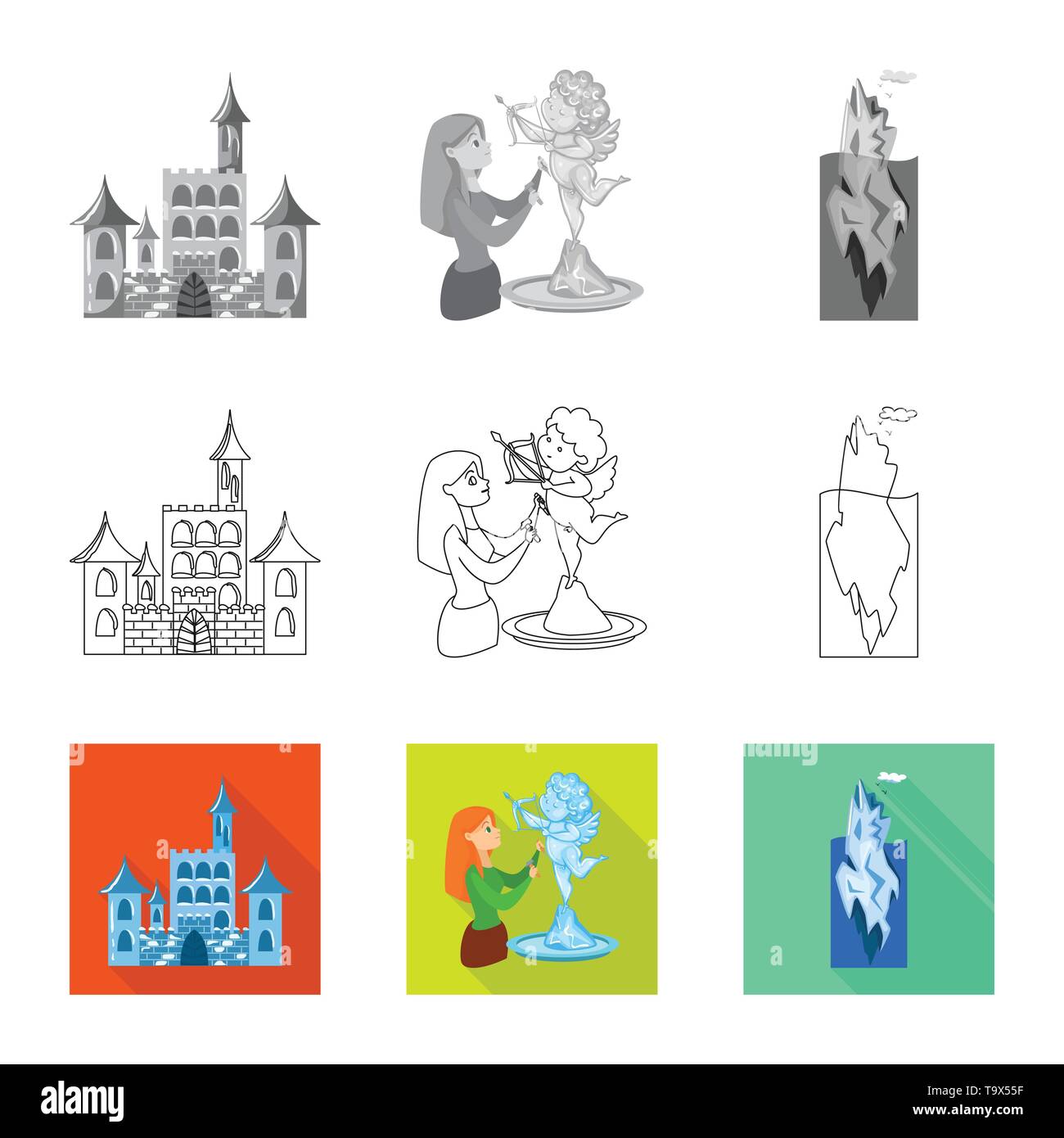 Underwater Sculpture Stock Vector Images - Alamy