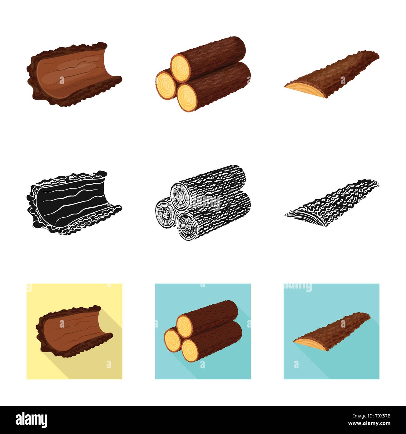 Deck timber lumber sawdust Stock Vector Images - Alamy