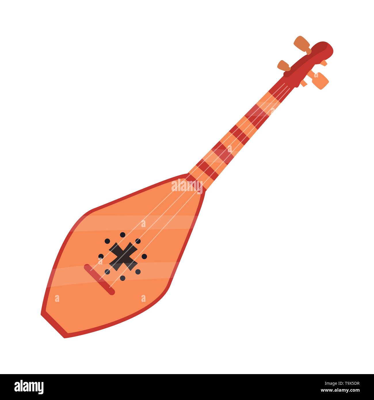 Vector illustration of musical and instrument sign. Collection of ...