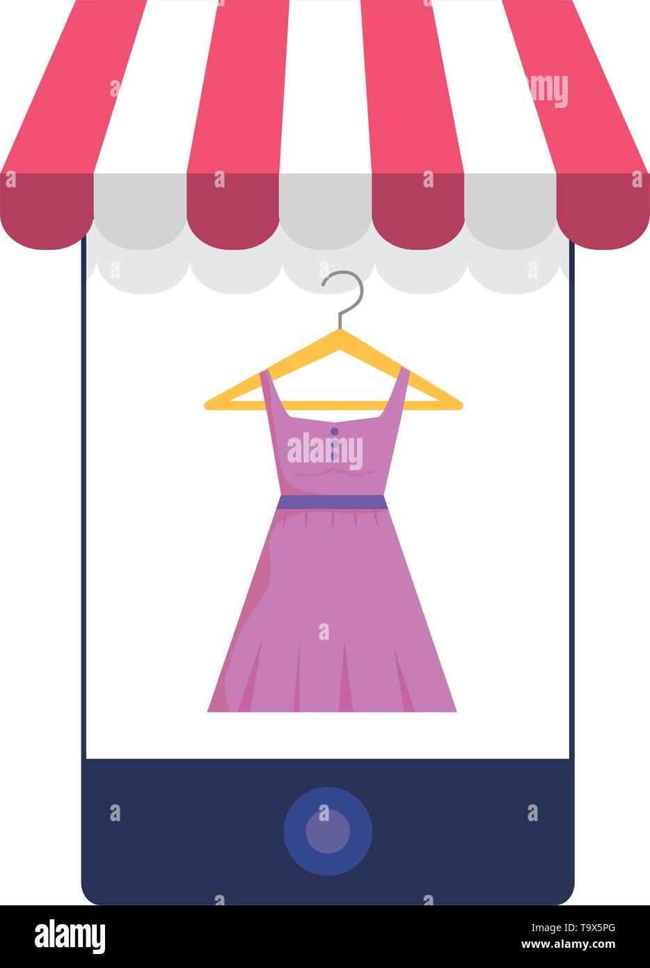 Smartphone design, Store shopping online ecommerce media market and ...
