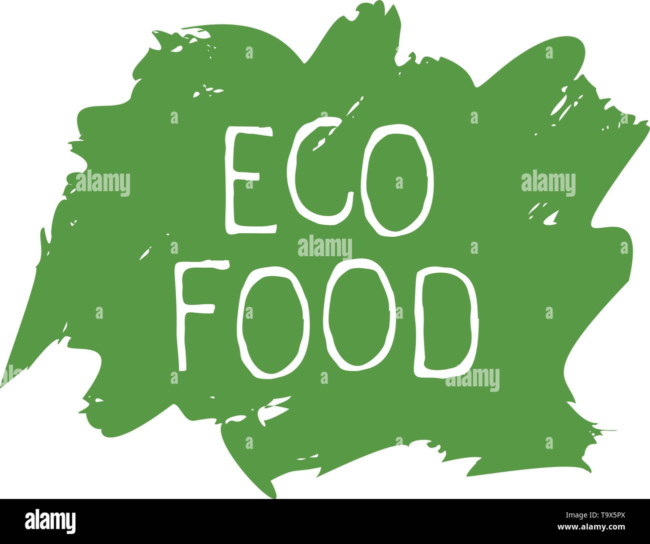 Eco food label and high quality product badges. Bio healthy organic ...