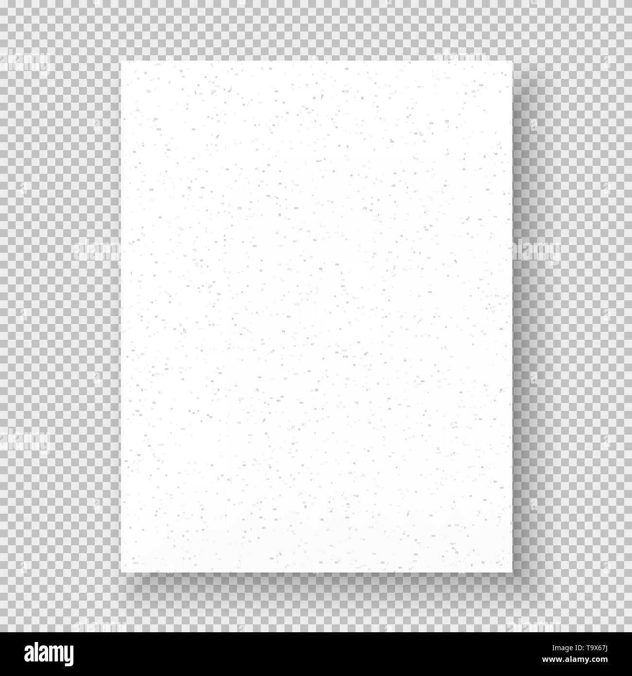 White rectangle rough stained note, notebook paper texture is on ...