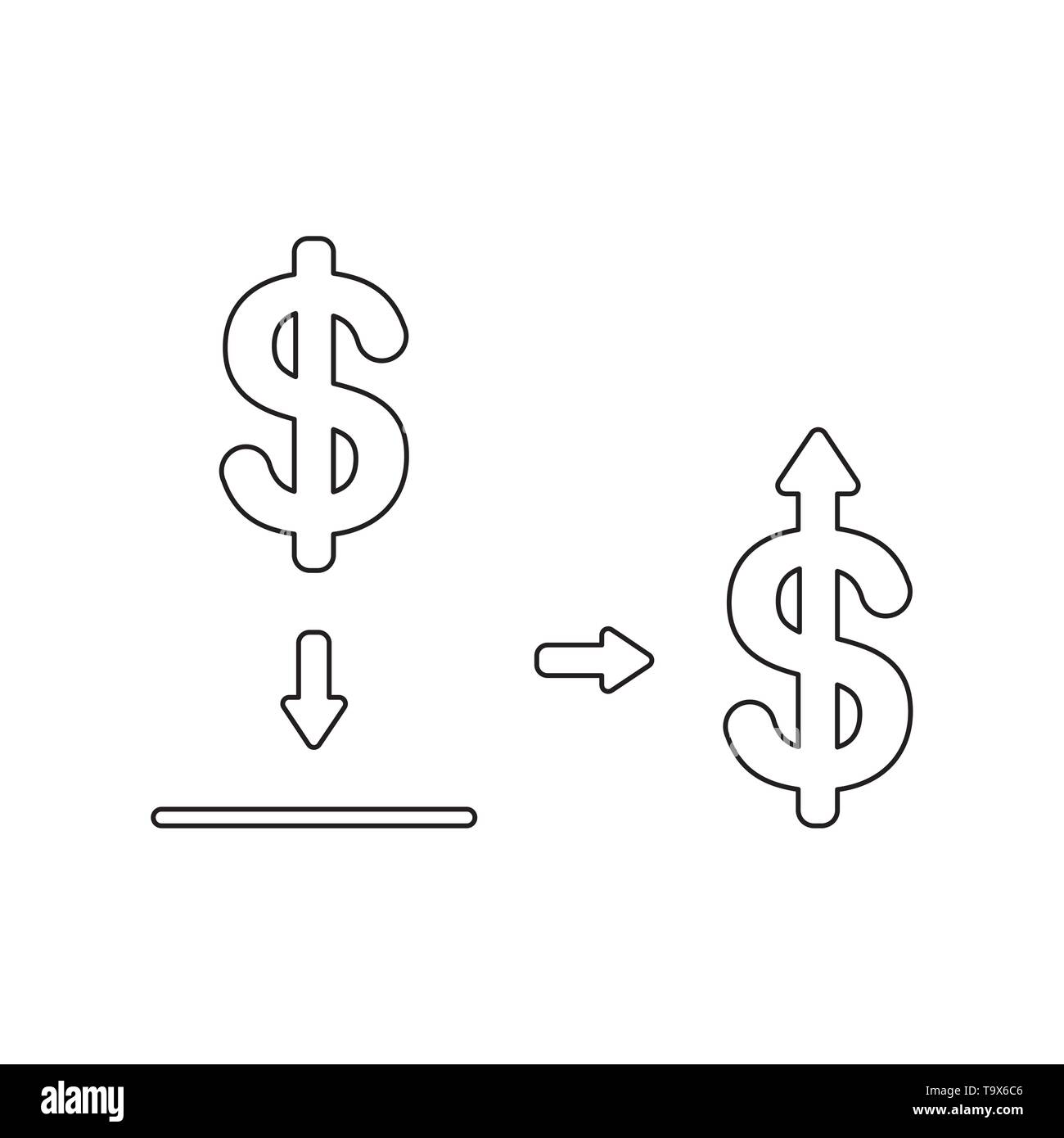Moving Dollar Sign