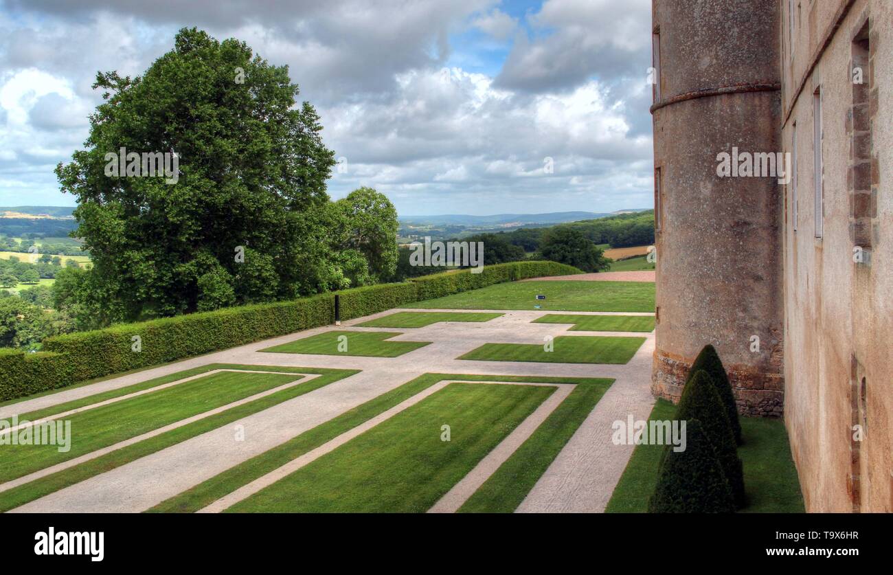 Various colors in a French landscape Stock Photo - Alamy