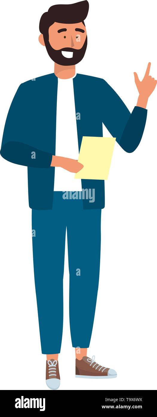 Avatar of a man design, Boy male person human and attractive theme ...