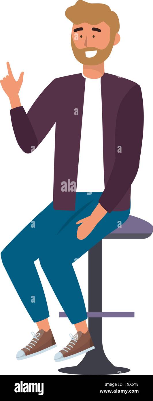 Avatar of a man design, Boy male person human and attractive theme ...