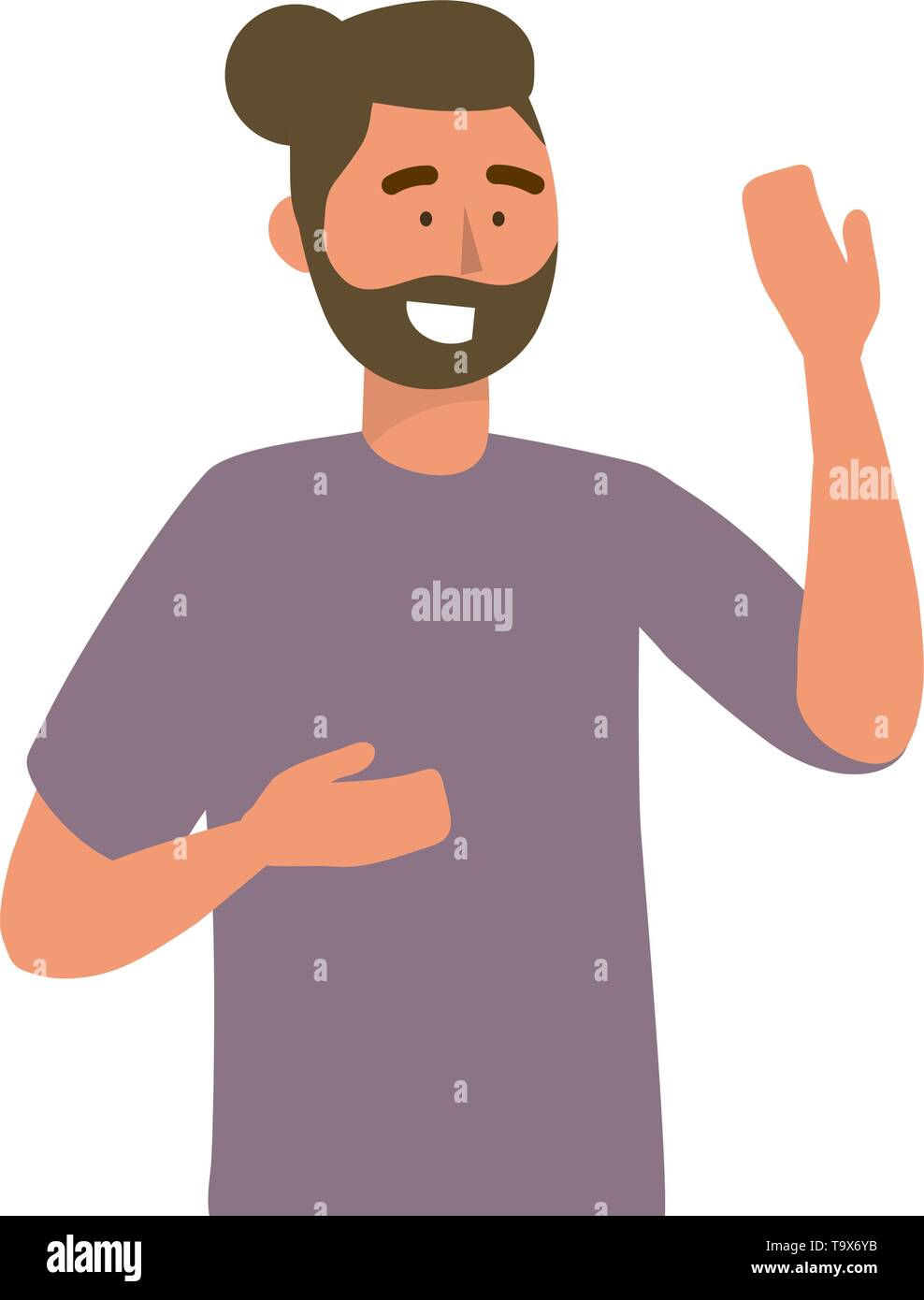 Avatar of a man design, Boy male person human and attractive theme ...