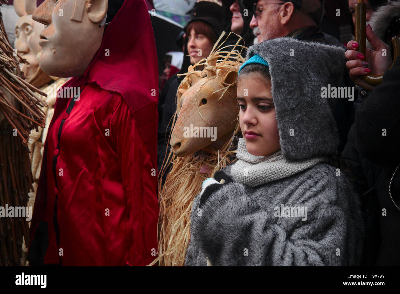 The traditional Entrudo (Carnival) of Lazarim, where on Shrove Tuesday ...