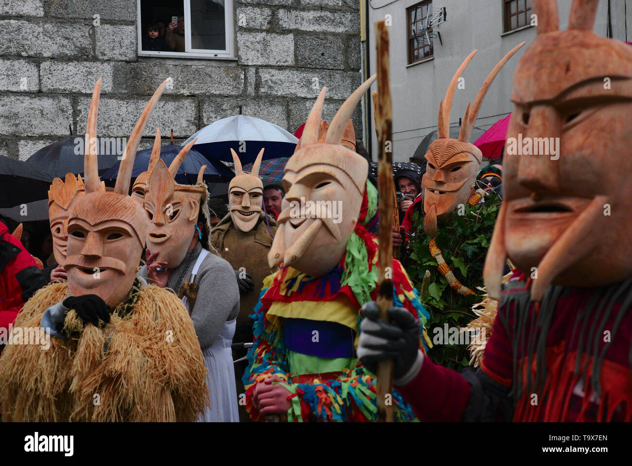 The traditional Entrudo (Carnival) of Lazarim, where on Shrove Tuesday ...