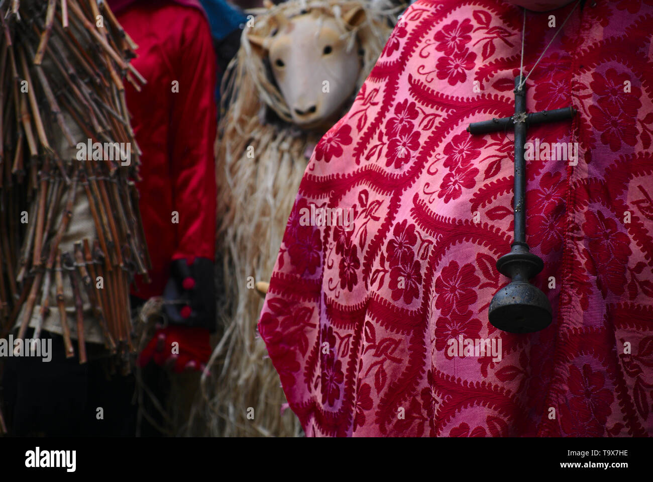 The traditional Entrudo (Carnival) of Lazarim, where on Shrove Tuesday ...