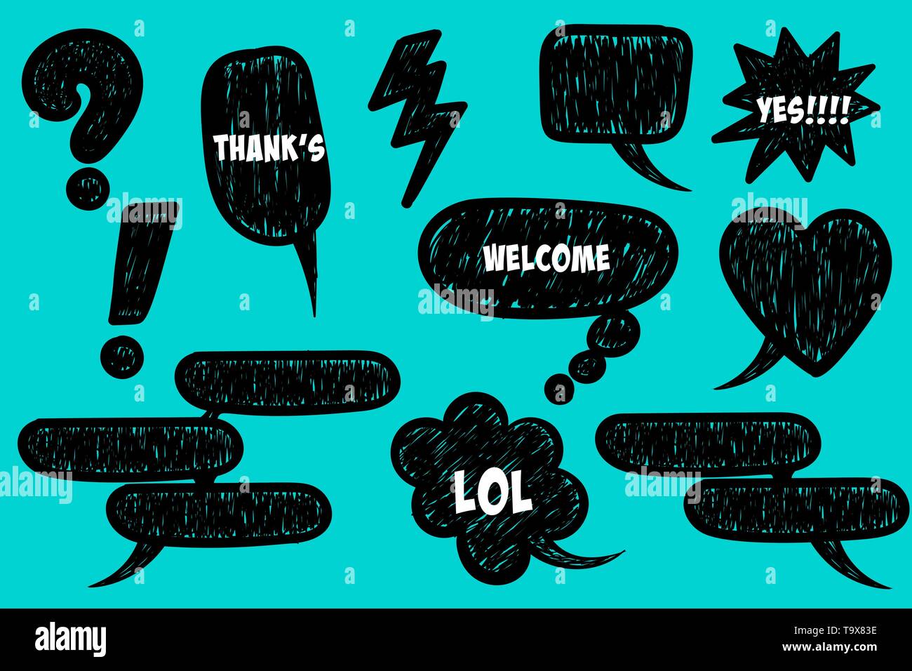 Comic book text speech bubble Stock Vector Image & Art - Alamy