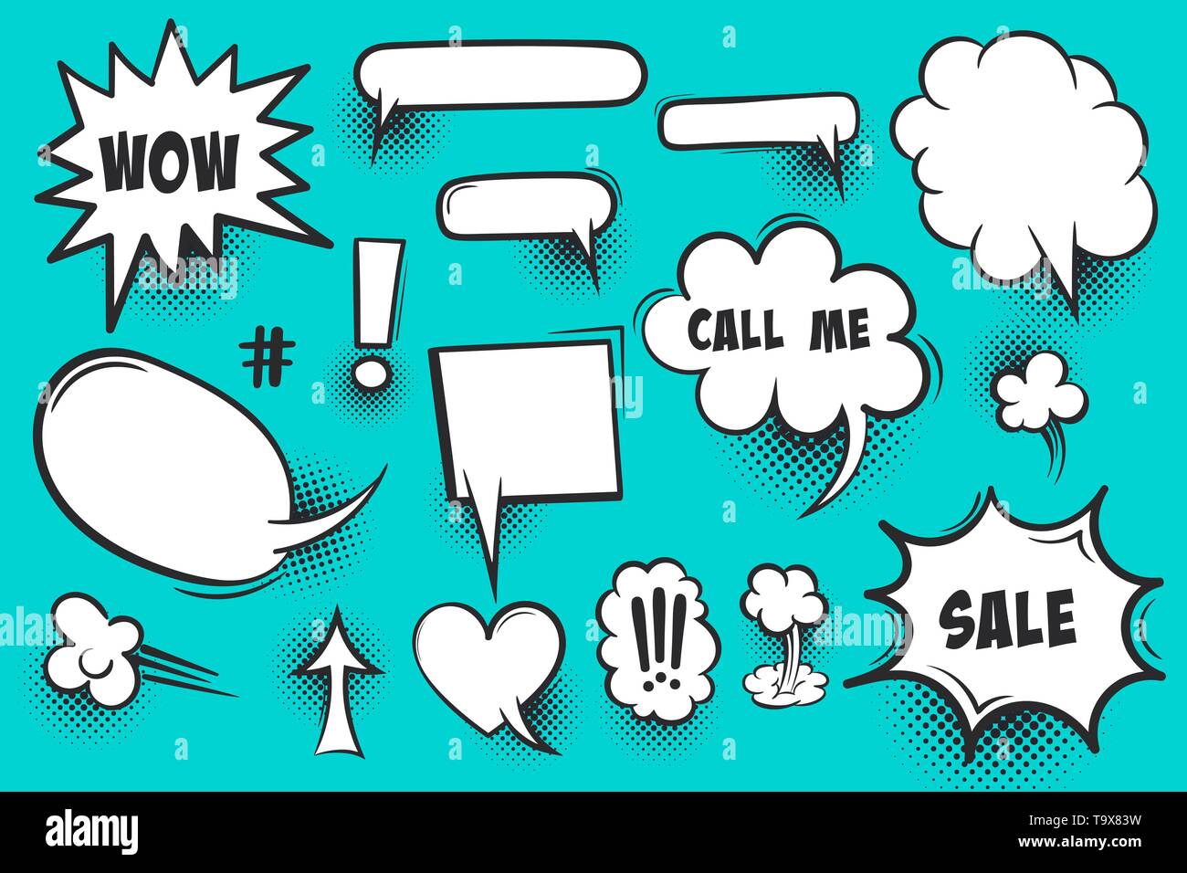 Comic book text speech bubble Stock Vector Image & Art - Alamy