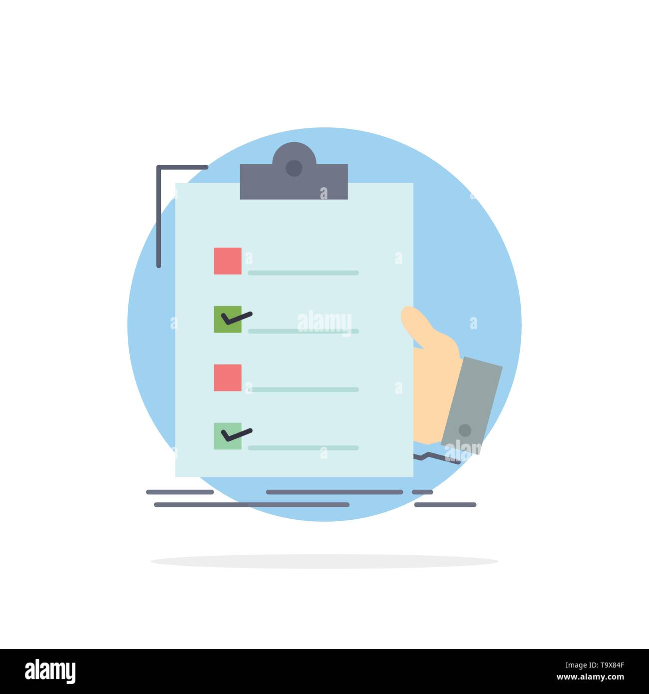 Worker checking quality control Stock Vector Images - Alamy