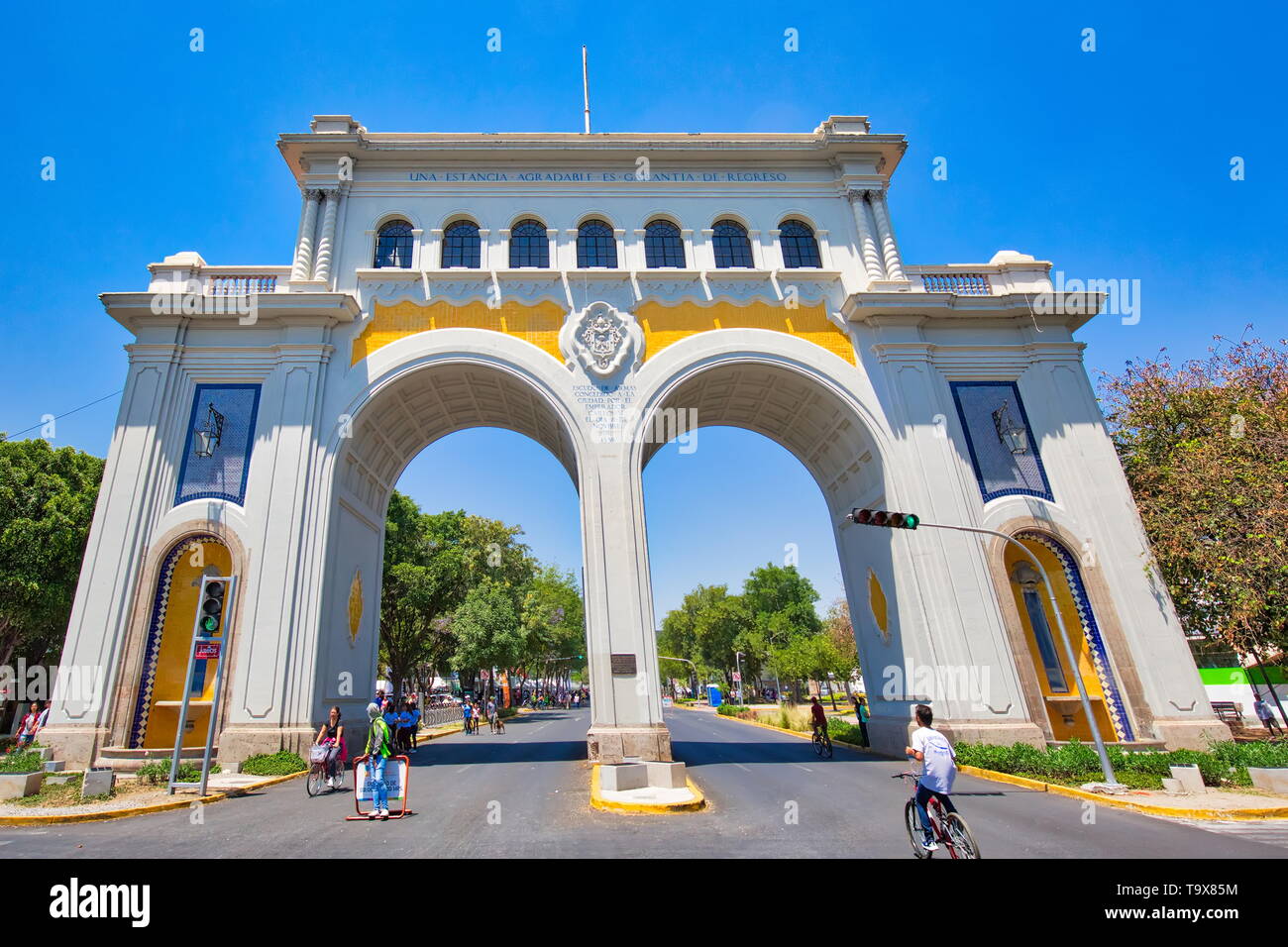 Guadalajara, Mexico-14 April, 2018: The Famous Arches of Guadalajara ...