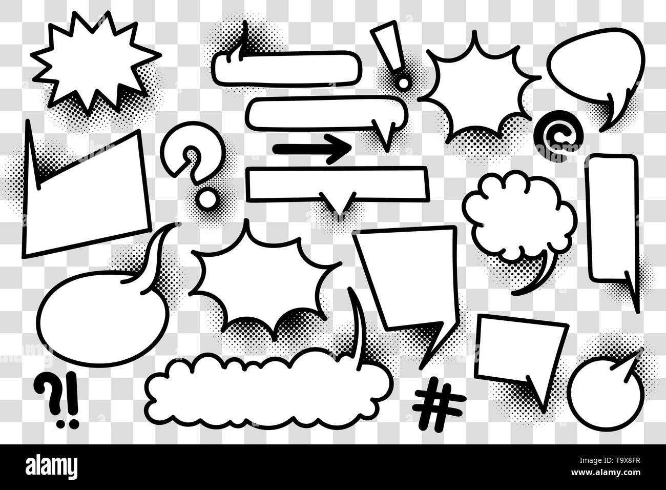 Speech bubble vector icon Stock Vector Images - Alamy