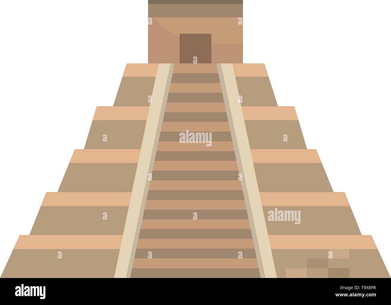 Kukulkan pyramid landmark design, Travel trip vacation tourism journey ...