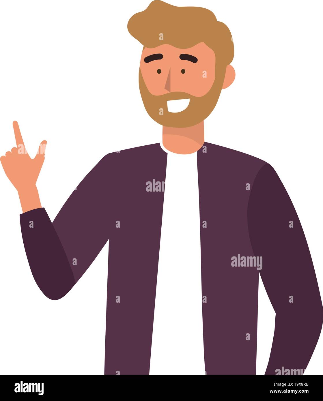 Avatar of a man design, Boy male person human and attractive theme ...
