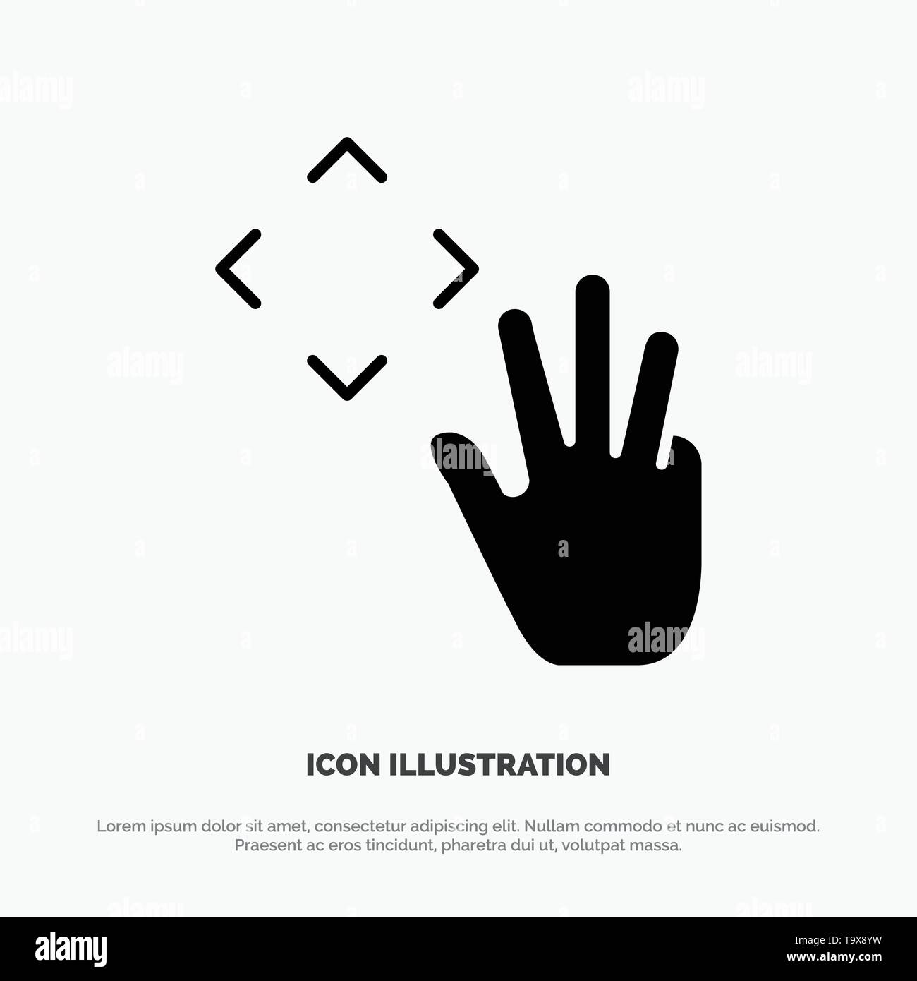 3d hand shape mouse cursor hi-res stock photography and images - Alamy