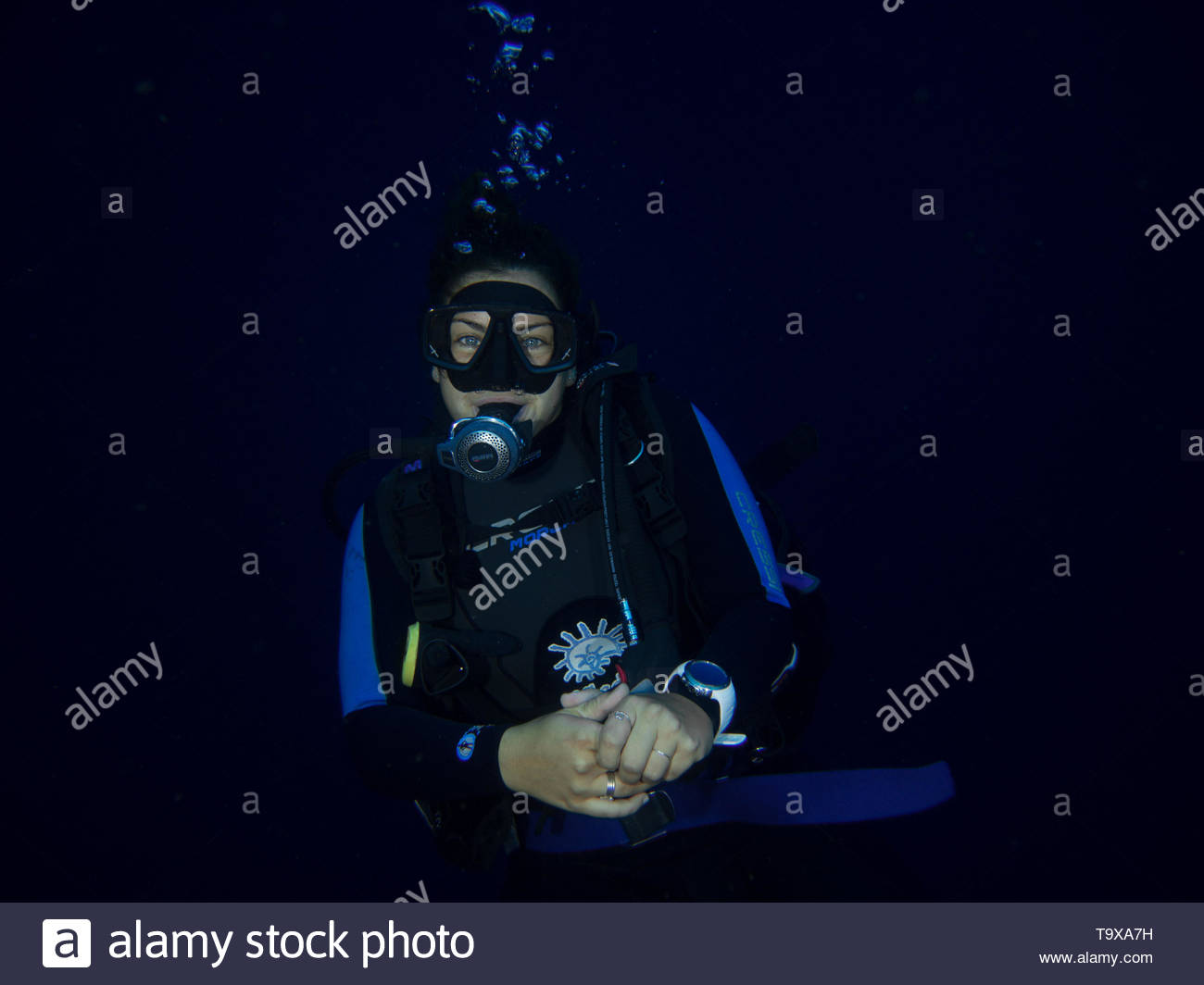 Woman Scuba Diving High Resolution Stock Photography and Images - Alamy